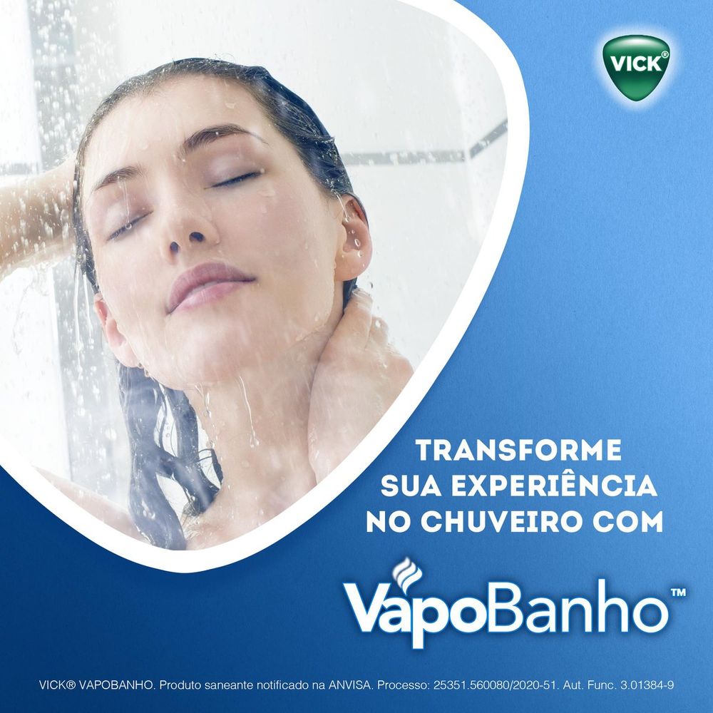 Vick Vapo Banho com 3 Pastilhas - anossadrogaria