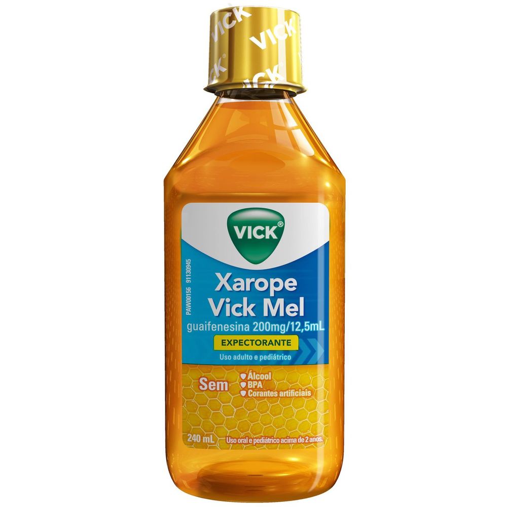 Vick Xarope Mel 120ml - anossadrogaria