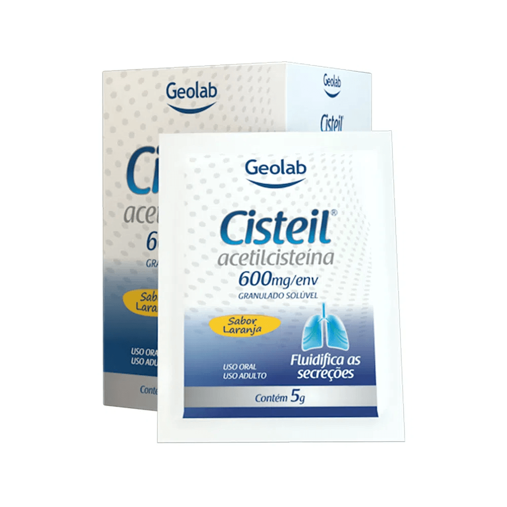 Cisteil 200mg com 16 Sáches 5g - anossadrogaria