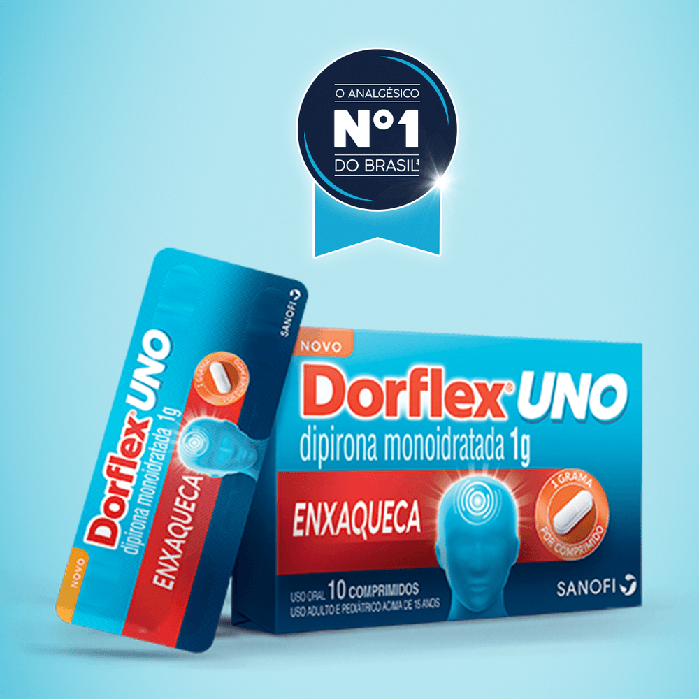 Dorflex Uno Enxaqueca 1g com 20 Comprimidos - anossadrogaria