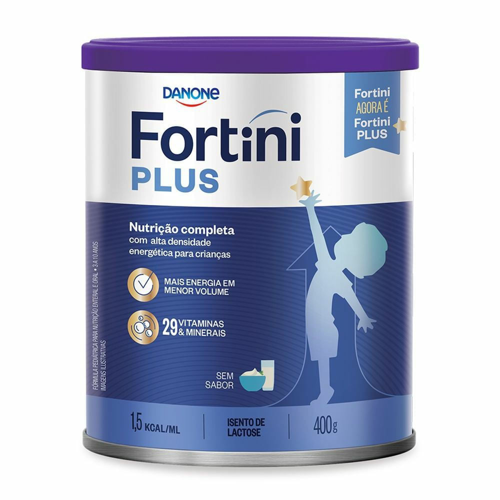 Suplemento Fortini Plus Sem Sabor 400g - anossadrogaria