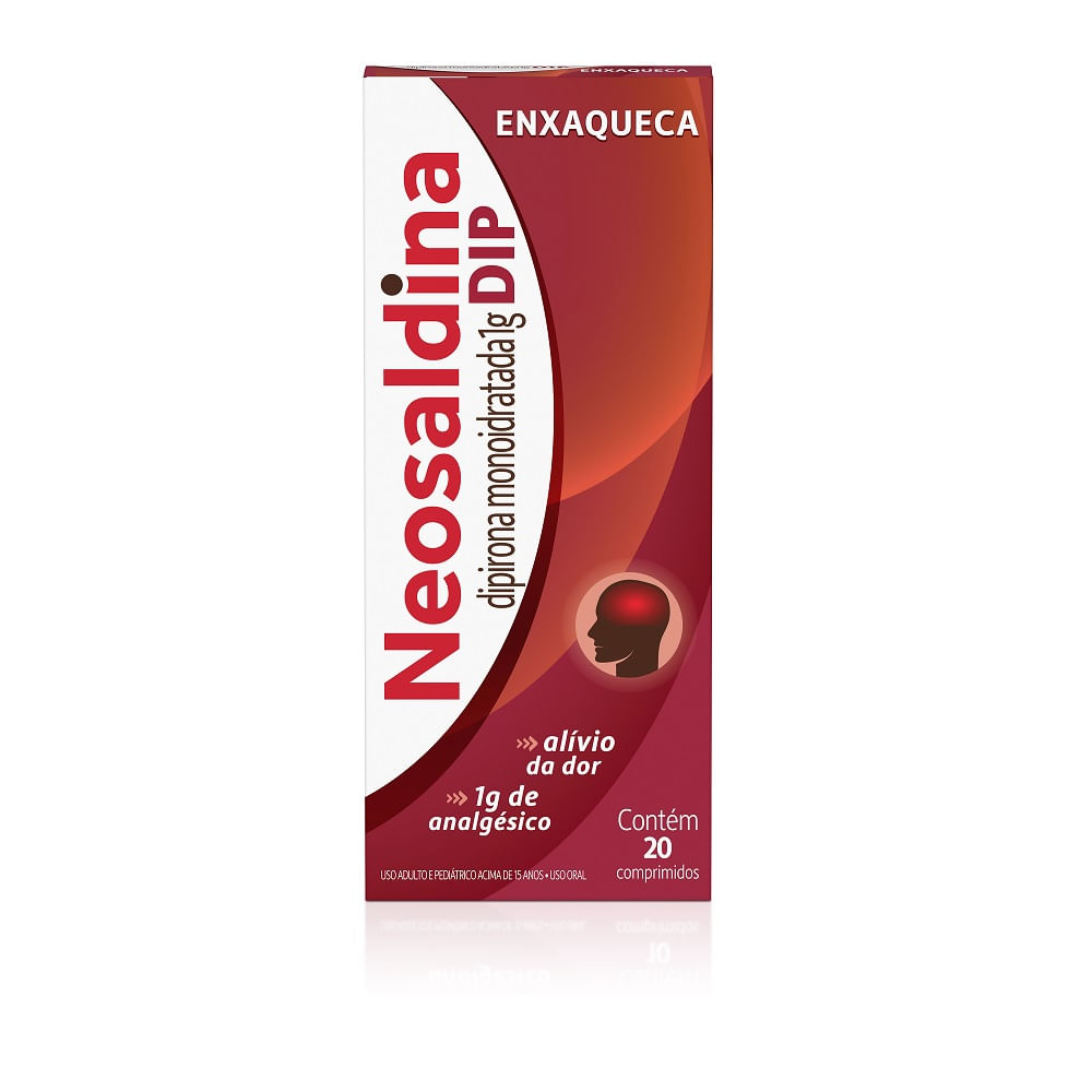 Neosaldina Dip 1g com 20 Comprimidos - anossadrogaria