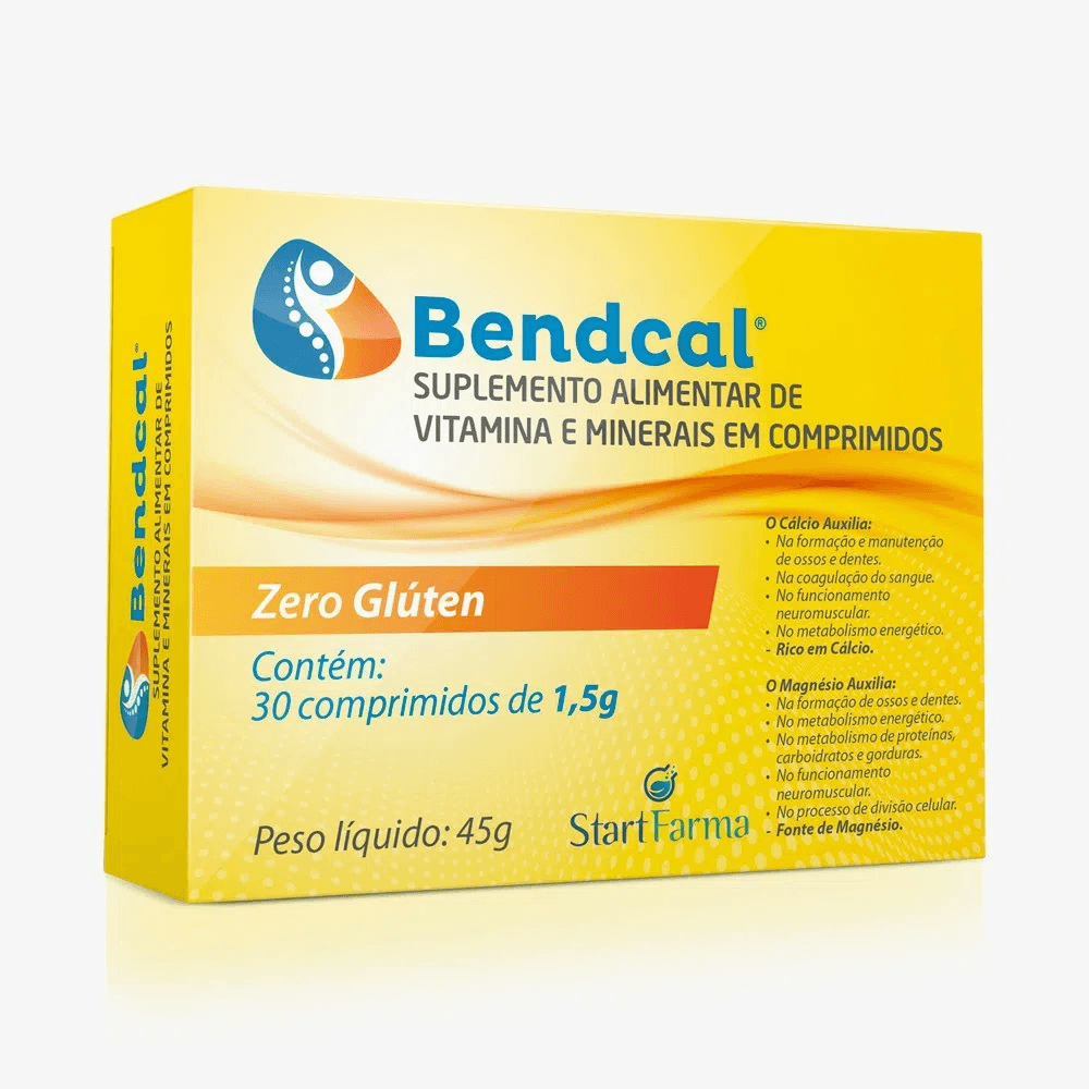 Bendcal K2 com 30 Comprimidos - anossadrogaria