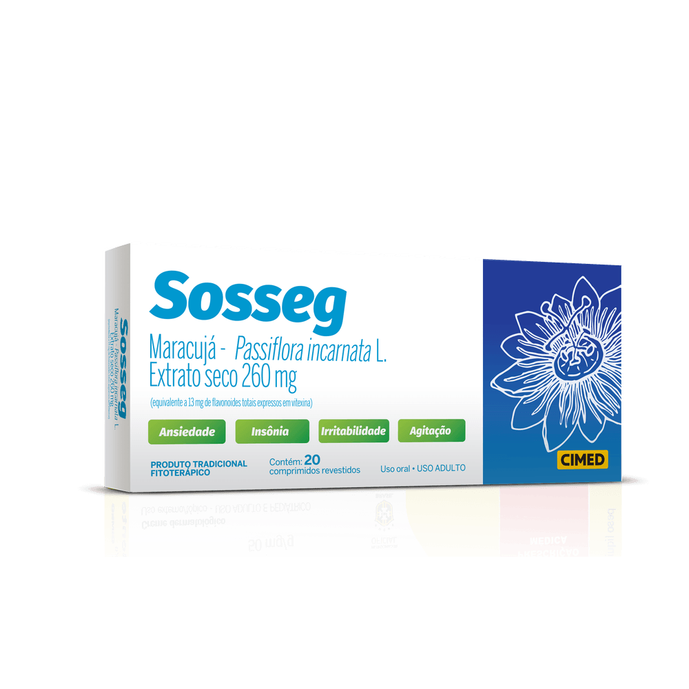Sosseg 260MG com 20 Comprimidos - anossadrogaria