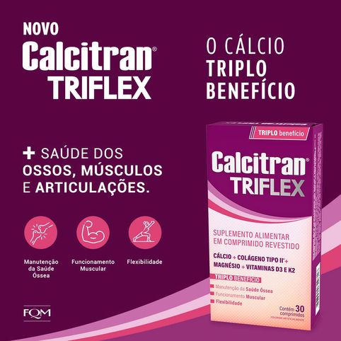 Calcitran Triflex com 30 Comprimidos - anossadrogaria