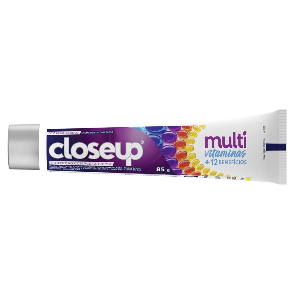 Creme Dental Close Up Multivitaminas Fresh 85g - anossadrogaria