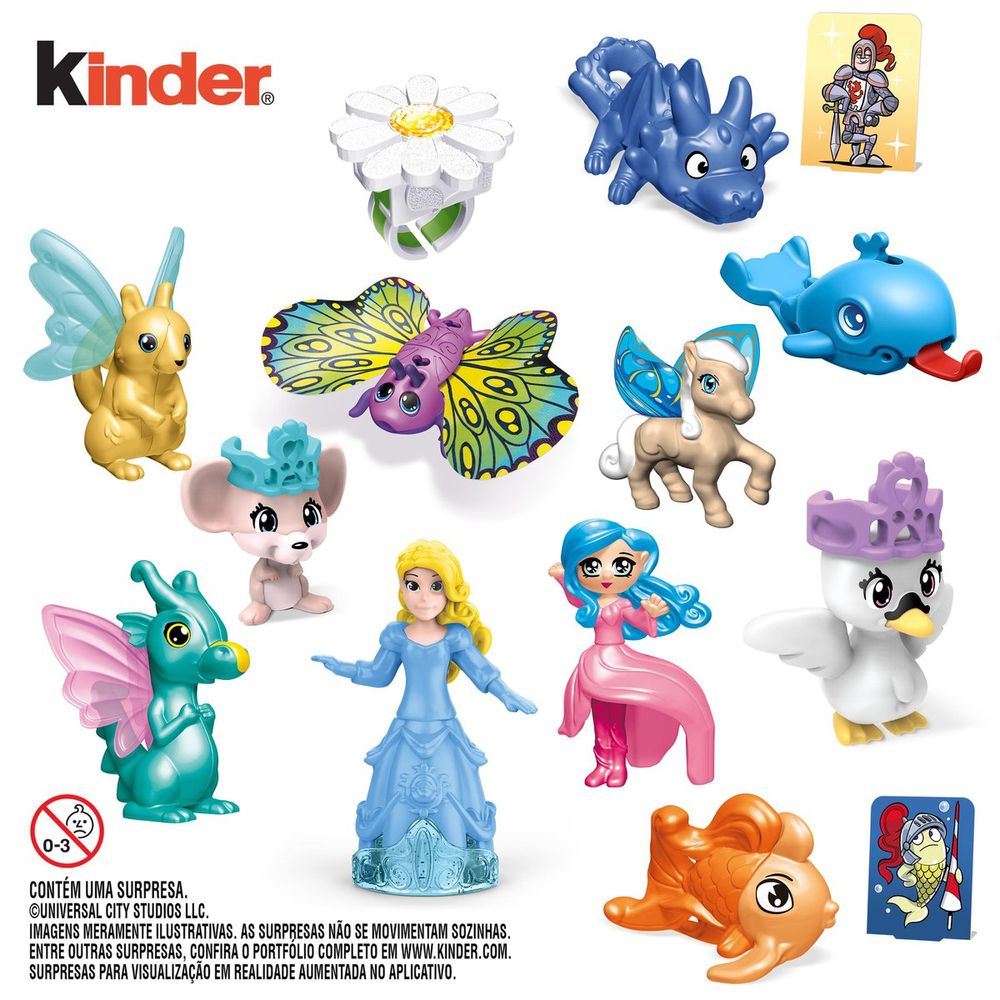 Ovo de Páscoa Kinder Maxi Mundo Encantado Menina 150g - anossadrogaria