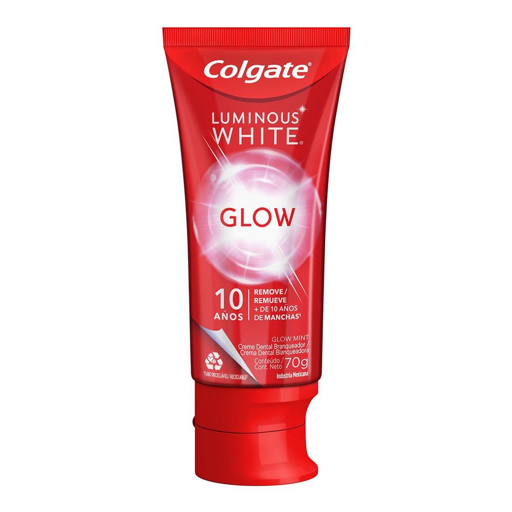 Creme Dental Colgate Luminous White Glow 70g - anossadrogaria