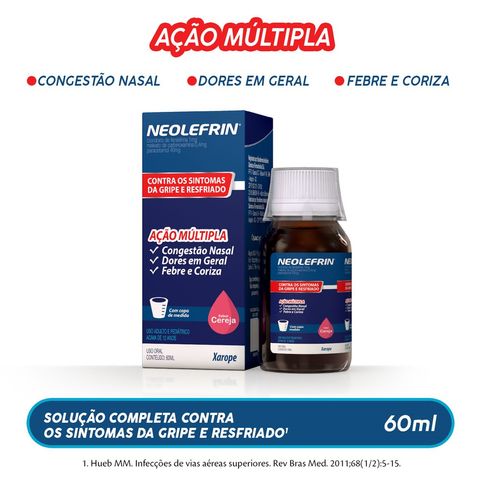Neolefrim Xarope 60ml - anossadrogaria