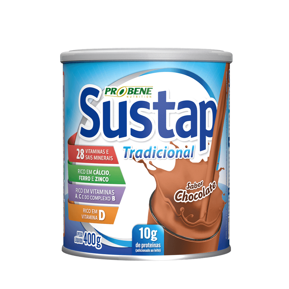 Sustap Tradicional Chocolate 400g - anossadrogaria