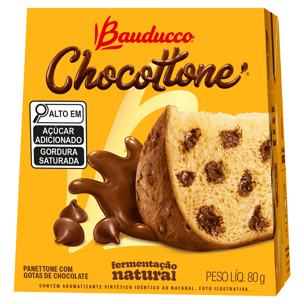 Mini Chocottone Bauducco 80g - anossadrogaria