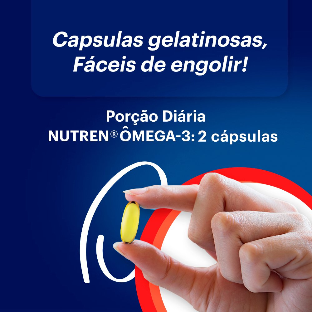 Nutren Omega 3 1000mg com 60 Capsulas - anossadrogaria