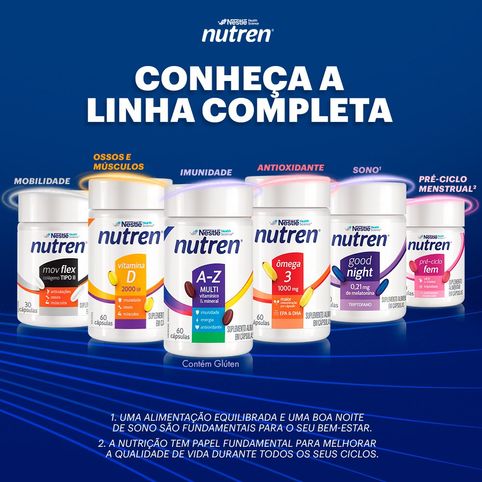 Nutren Omega 3 1000mg com 60 Capsulas - anossadrogaria