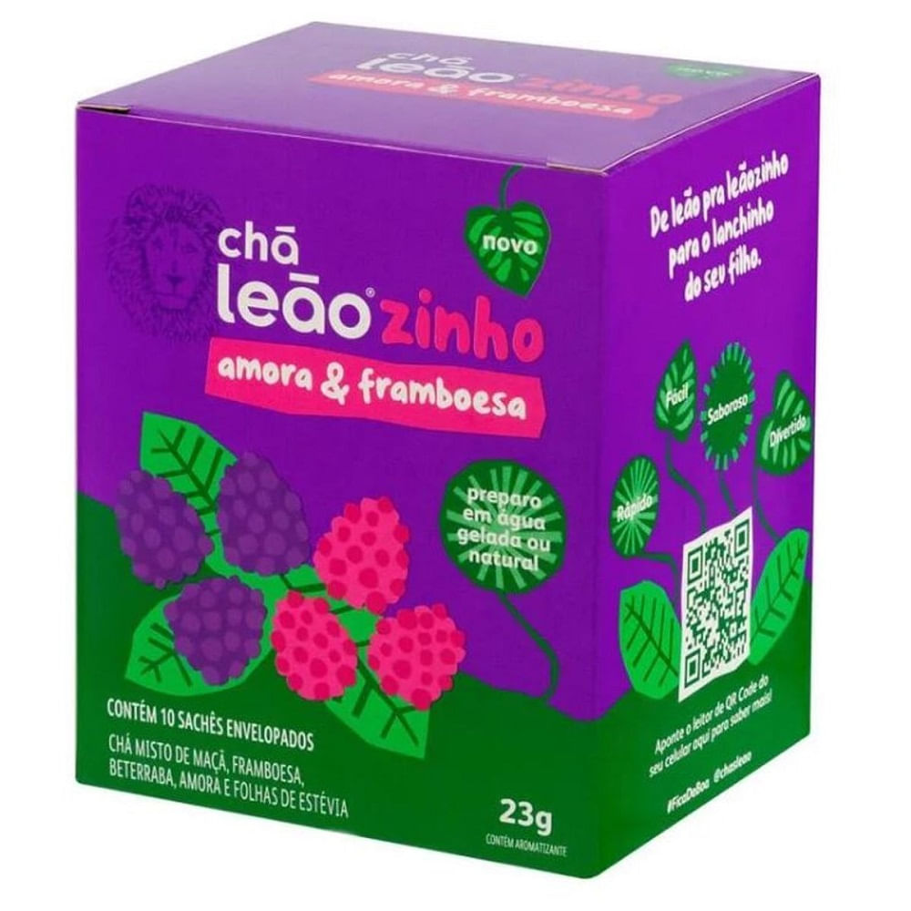 Cha Gelado Matte Leao Matte Leaozinho com 10 unidades - anossadrogaria