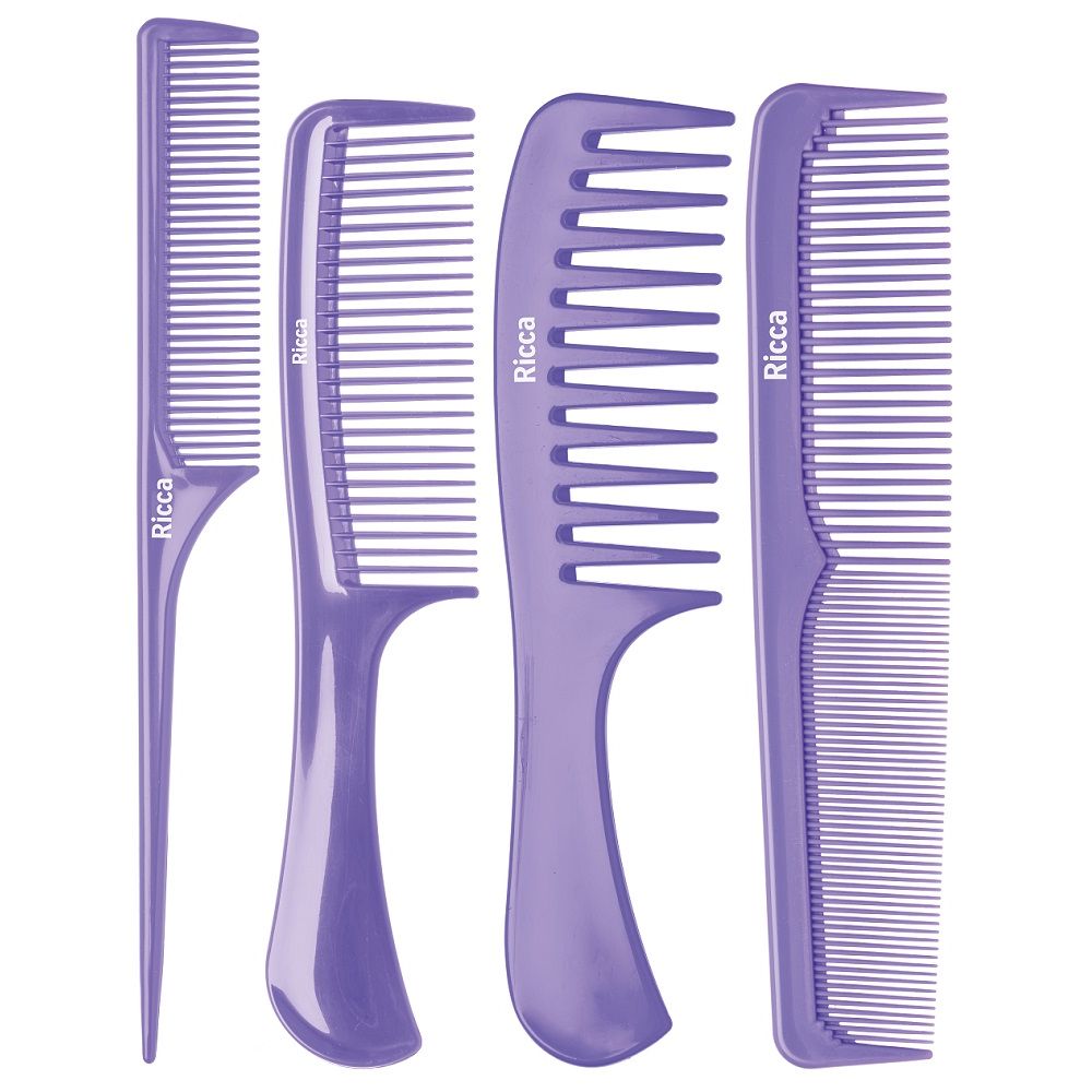 Kit Pente Basic Ricca com 4 Unidades - anossadrogaria