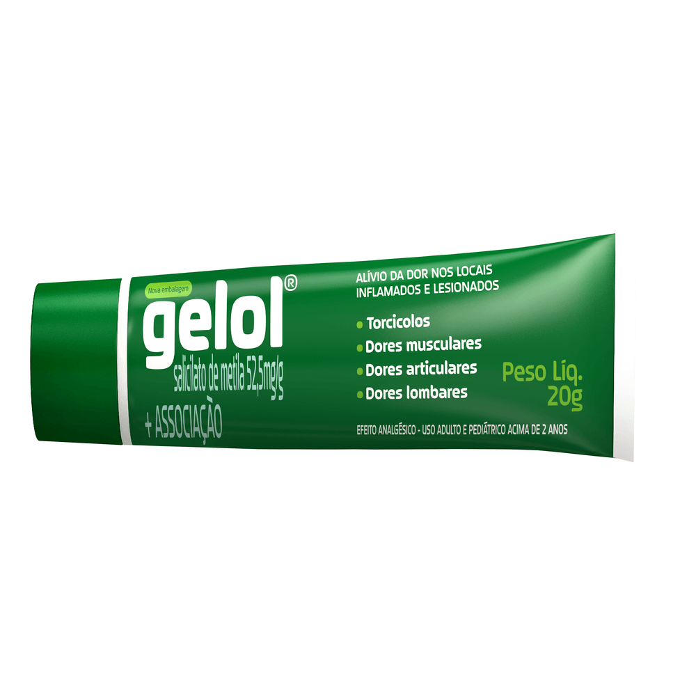 Gelol pomada 20g - anossadrogaria