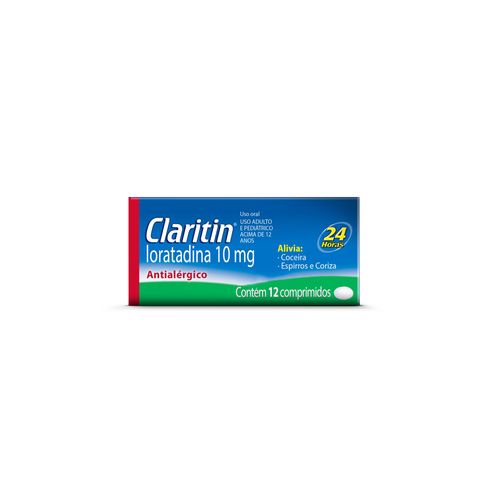 Claritin 10mg com 12 comprimidos - anossadrogaria
