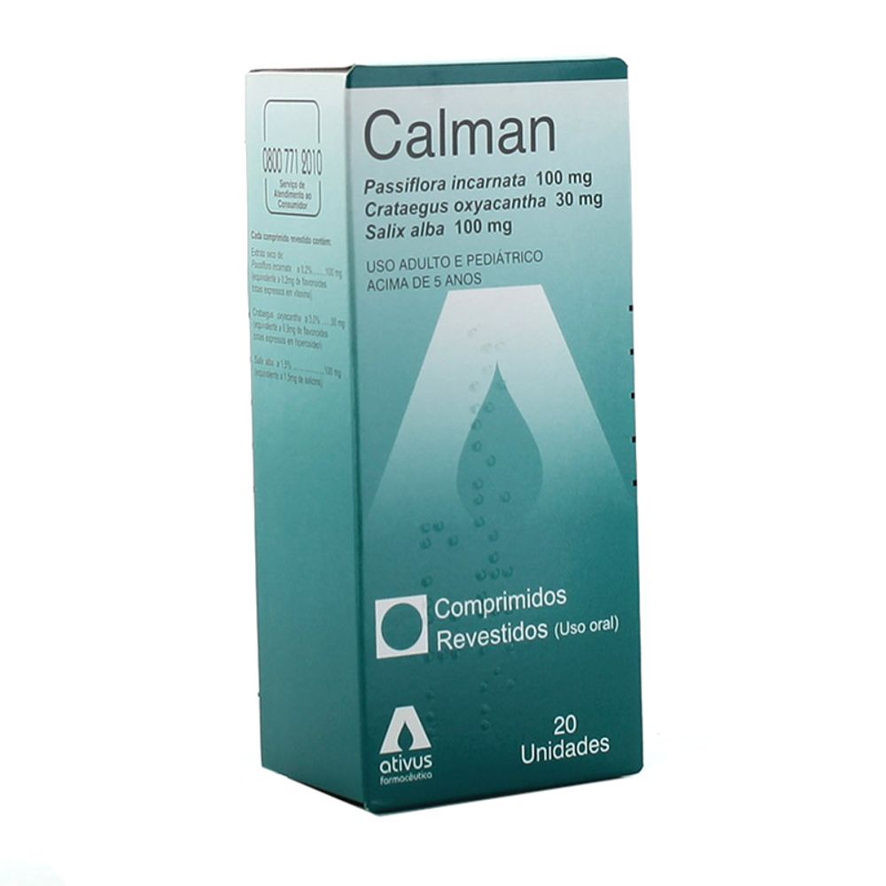 Calman com 20 drágeas - anossadrogaria