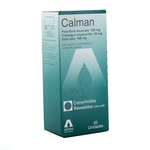 Calman com 20 drágeas - anossadrogaria