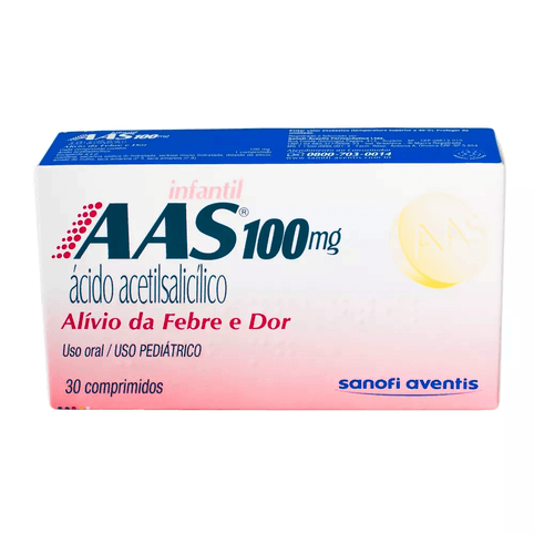AAS infantil com 30 comprimidos - anossadrogaria