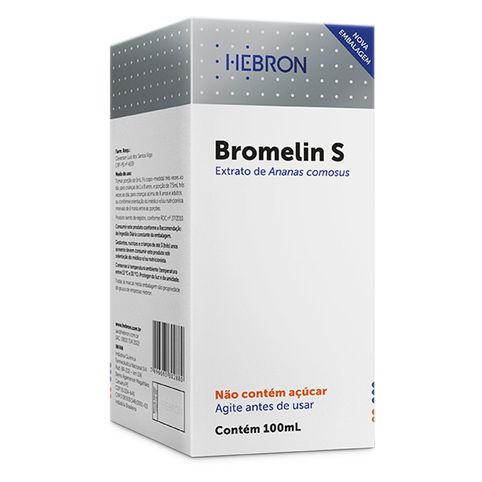 Bromelin S xarope 100ml - anossadrogaria