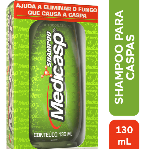Shampoo Anticaspa Medicasp 130ml - anossadrogaria