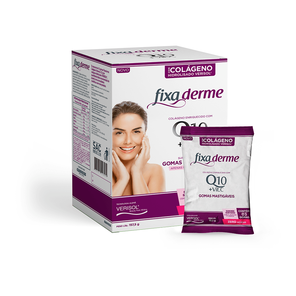Fixa Derme com 45 Gomas - anossadrogaria