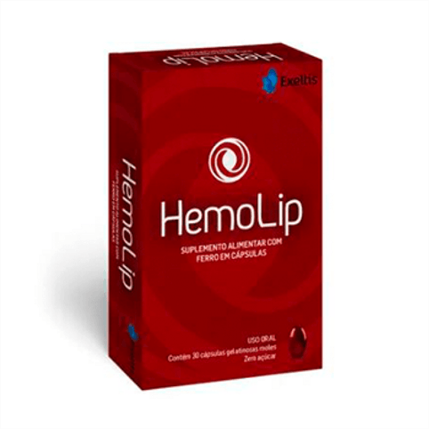 Hemolip com 30 Cápsulas - anossadrogaria